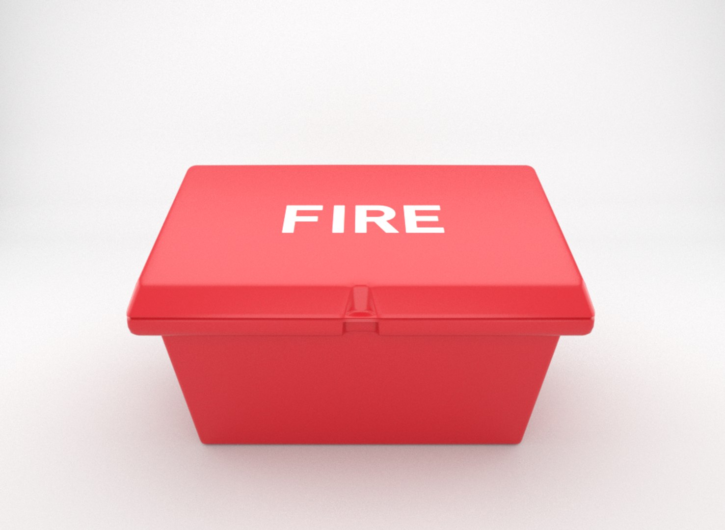 3d Model Fire-fighting Sand Box