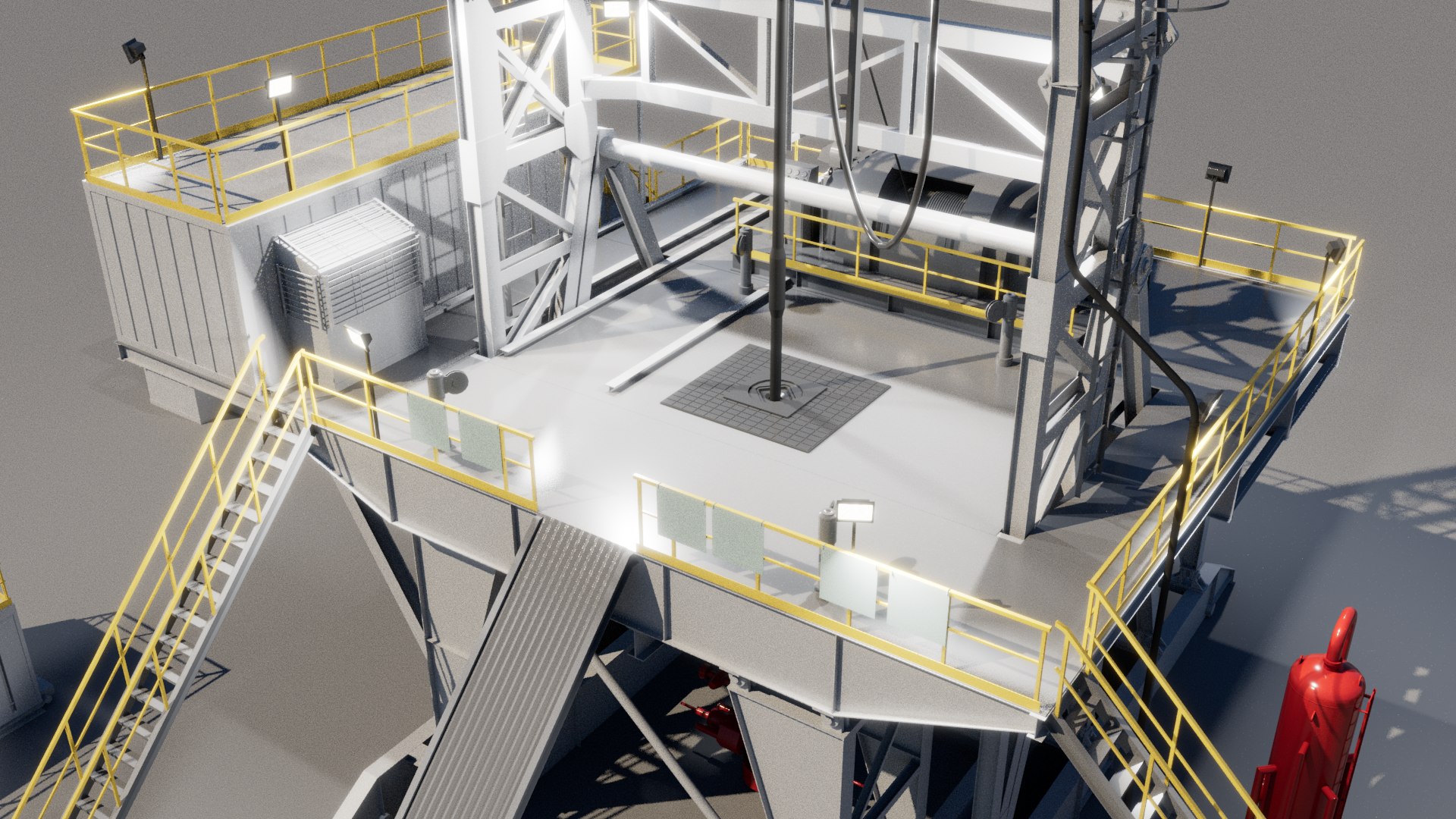 Oil Drilling Equipment Compilation 3D - TurboSquid 2140925