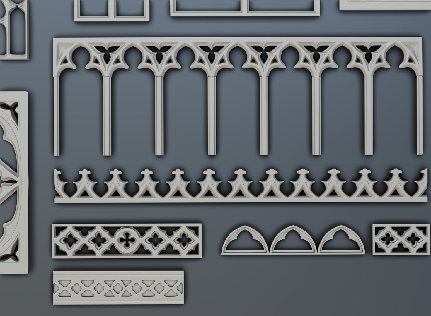 Elements Gothic 3D - TurboSquid 1490061