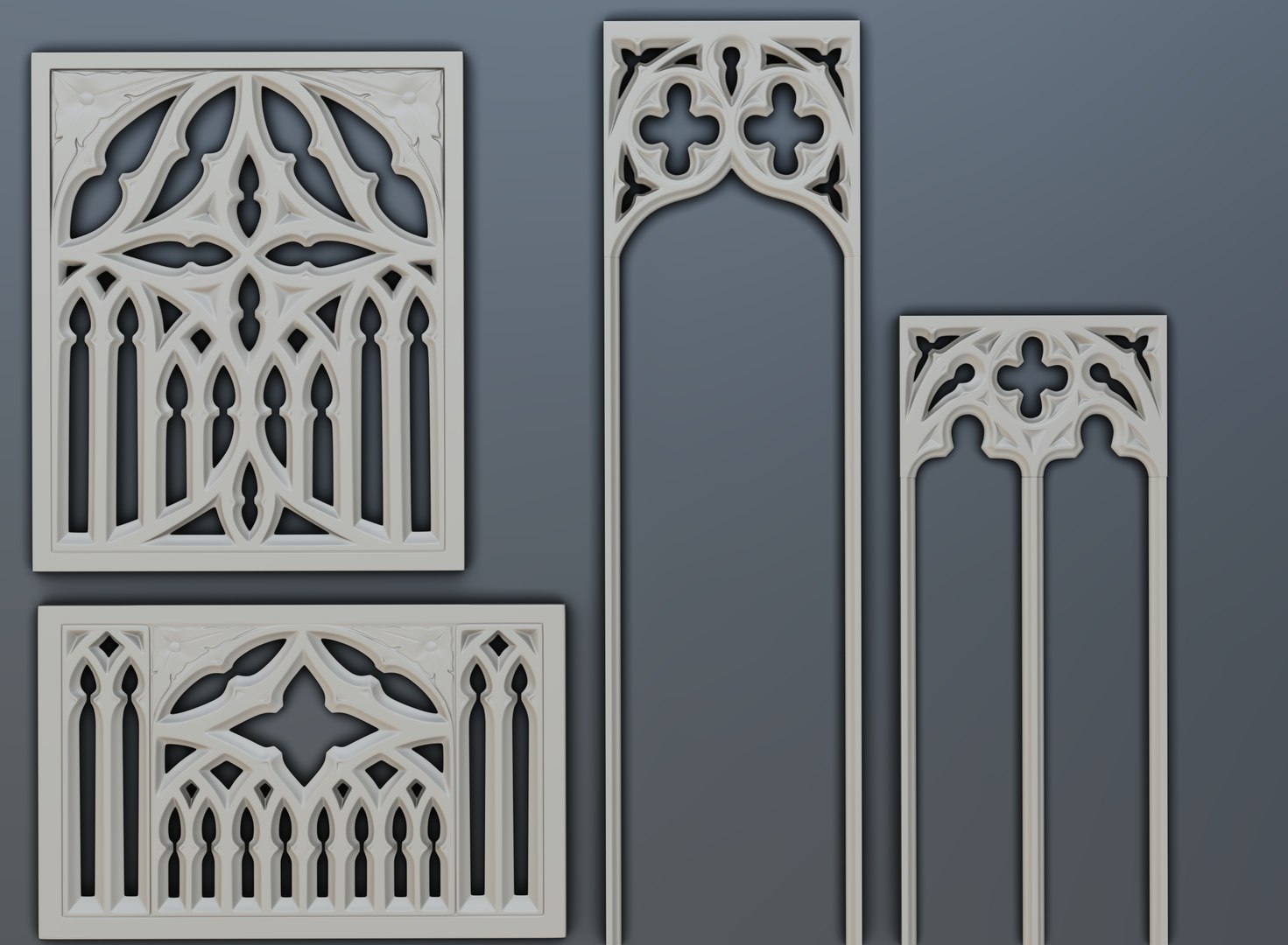Elements Gothic 3D - TurboSquid 1490061