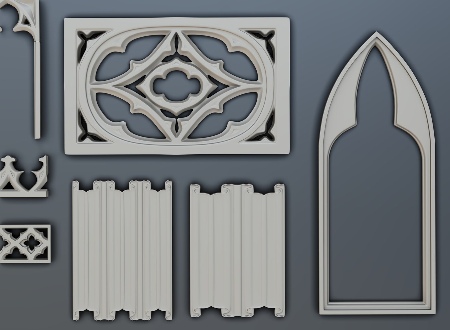 Elements Gothic 3D - TurboSquid 1490061