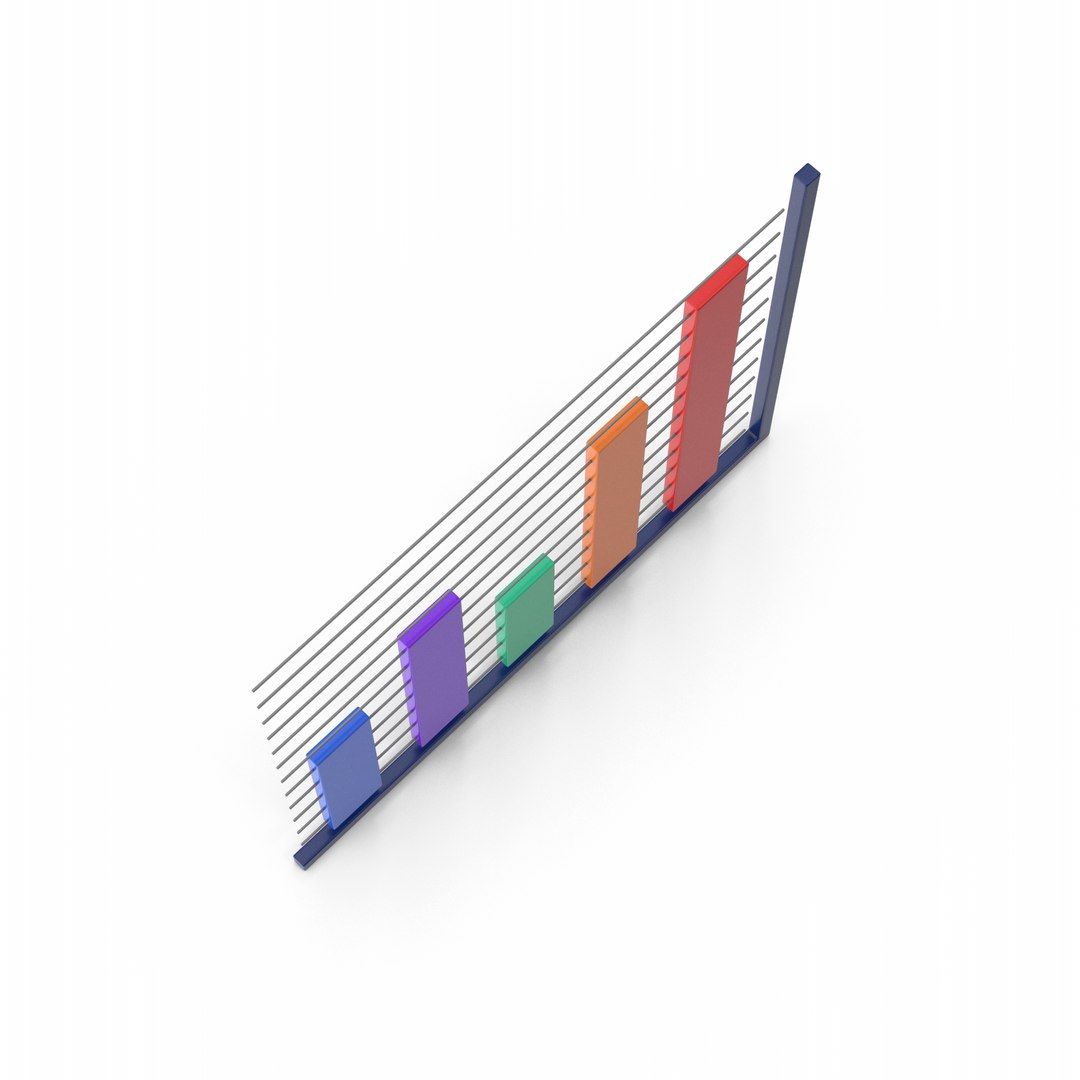 Colourful Graph 3D - TurboSquid 2078849