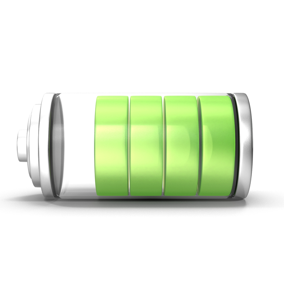 3ds Max Cell Phone Battery Icon
