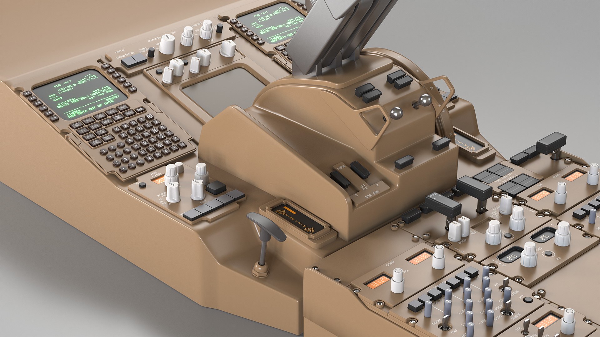Helicopter control panels 3 3D - TurboSquid 1487780