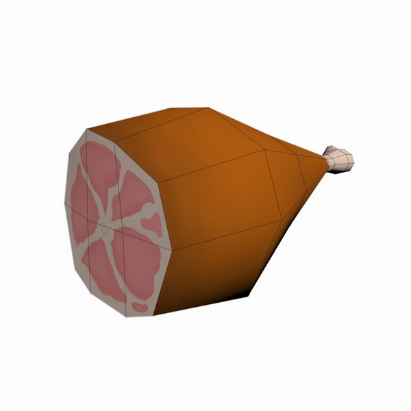 3d hand painted ham model