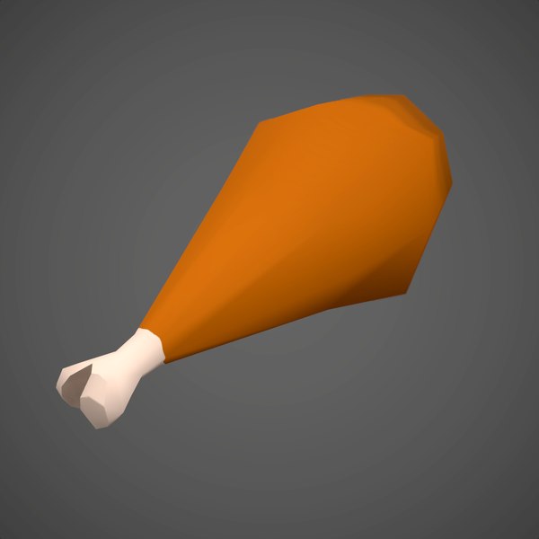 3d hand painted ham model