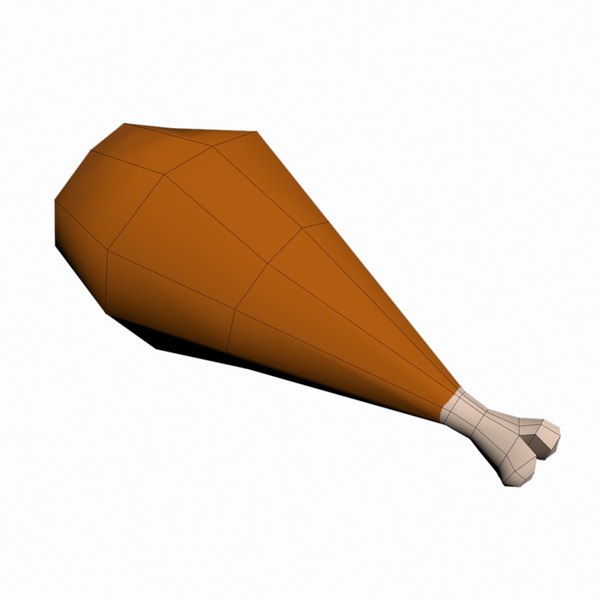 3d hand painted ham model