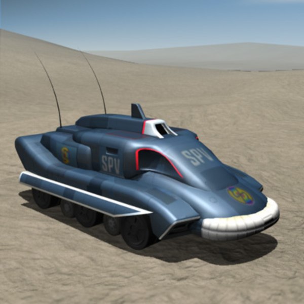 3d captain scarlet vehicle model
