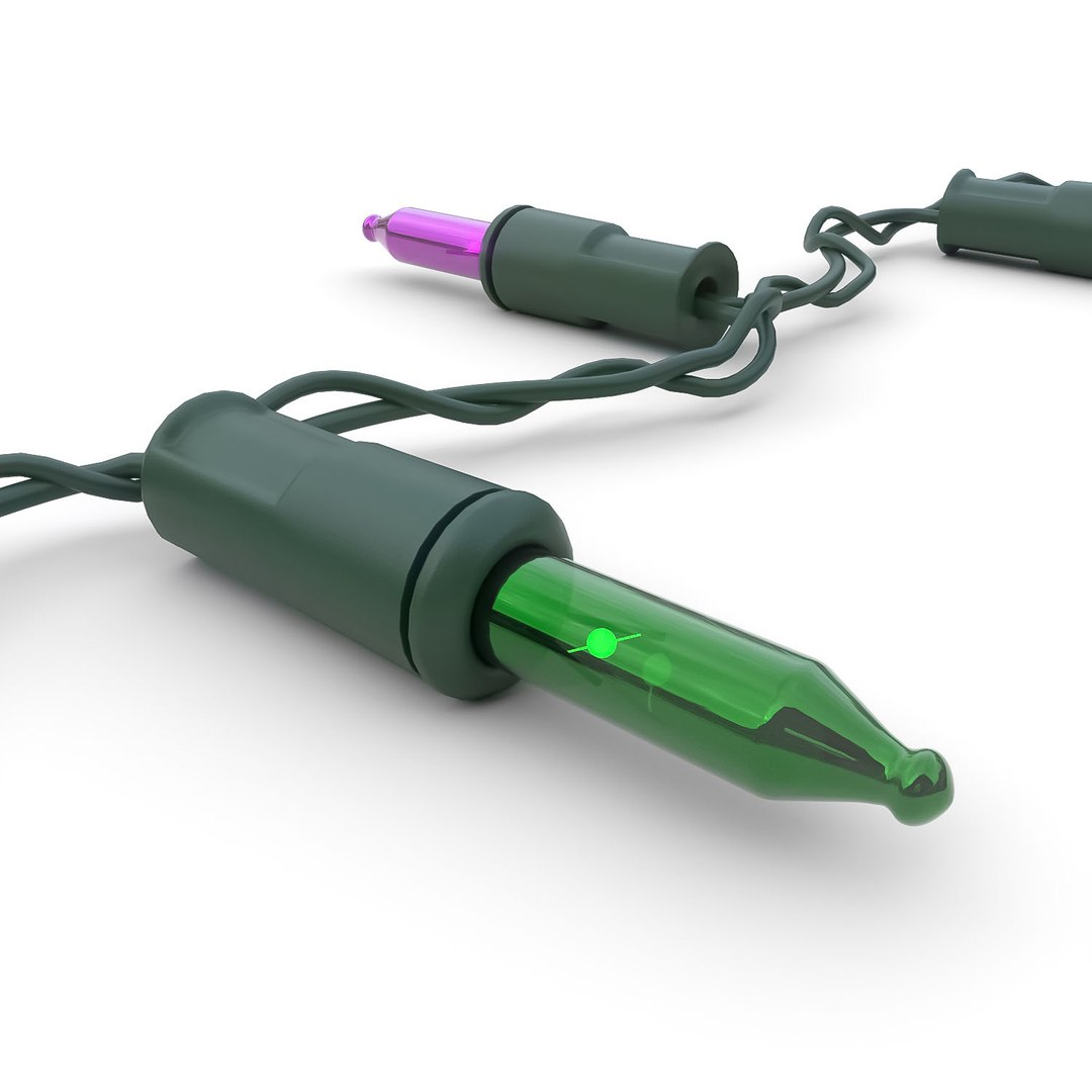 Christmas Lights 02 3D Model - TurboSquid 1668329