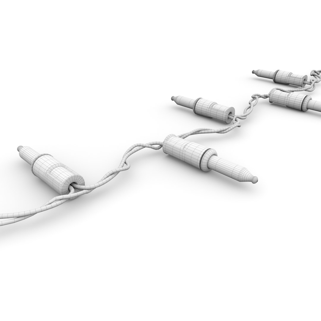 Christmas Lights 02 3D Model - TurboSquid 1668329