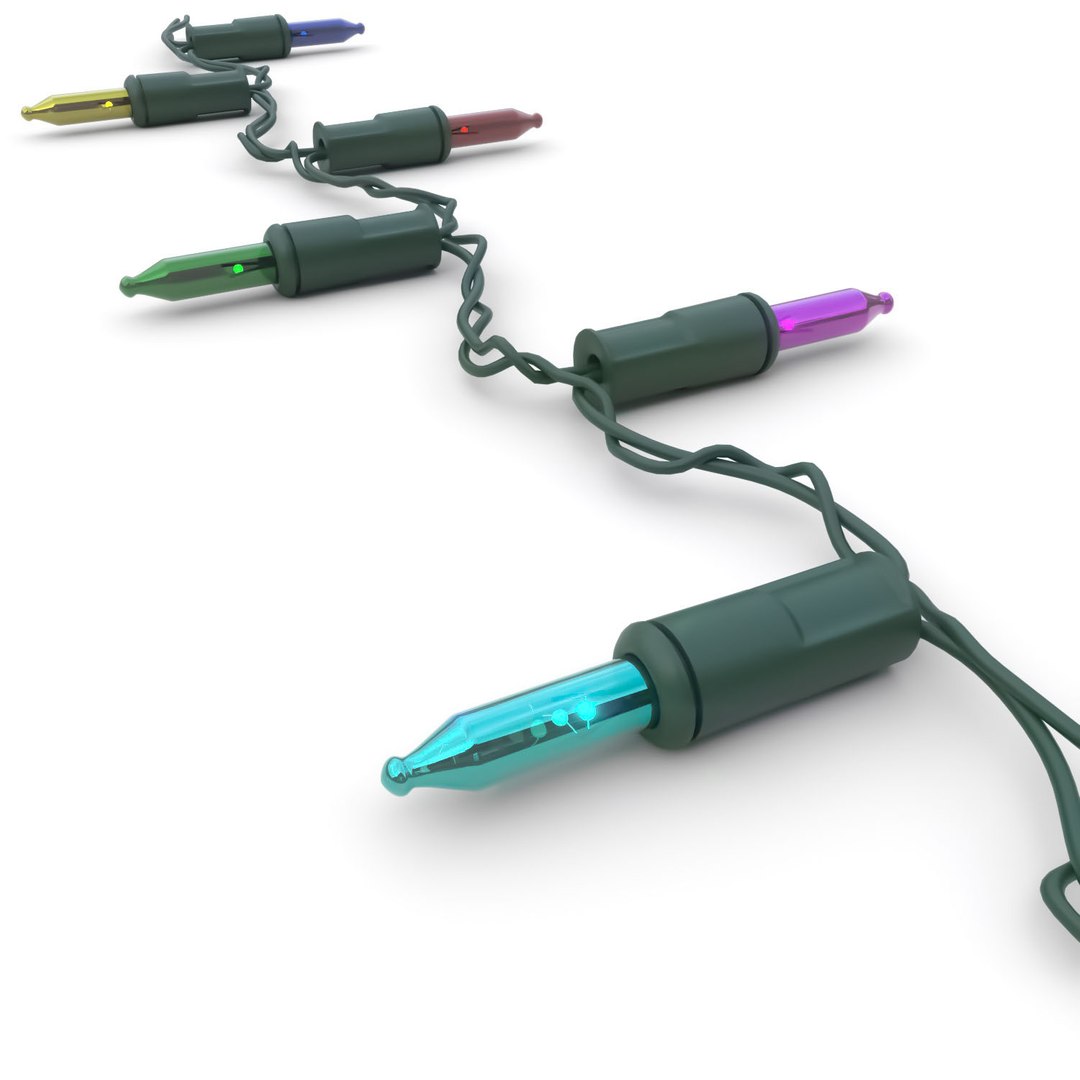 Christmas Lights 02 3D Model - TurboSquid 1668329
