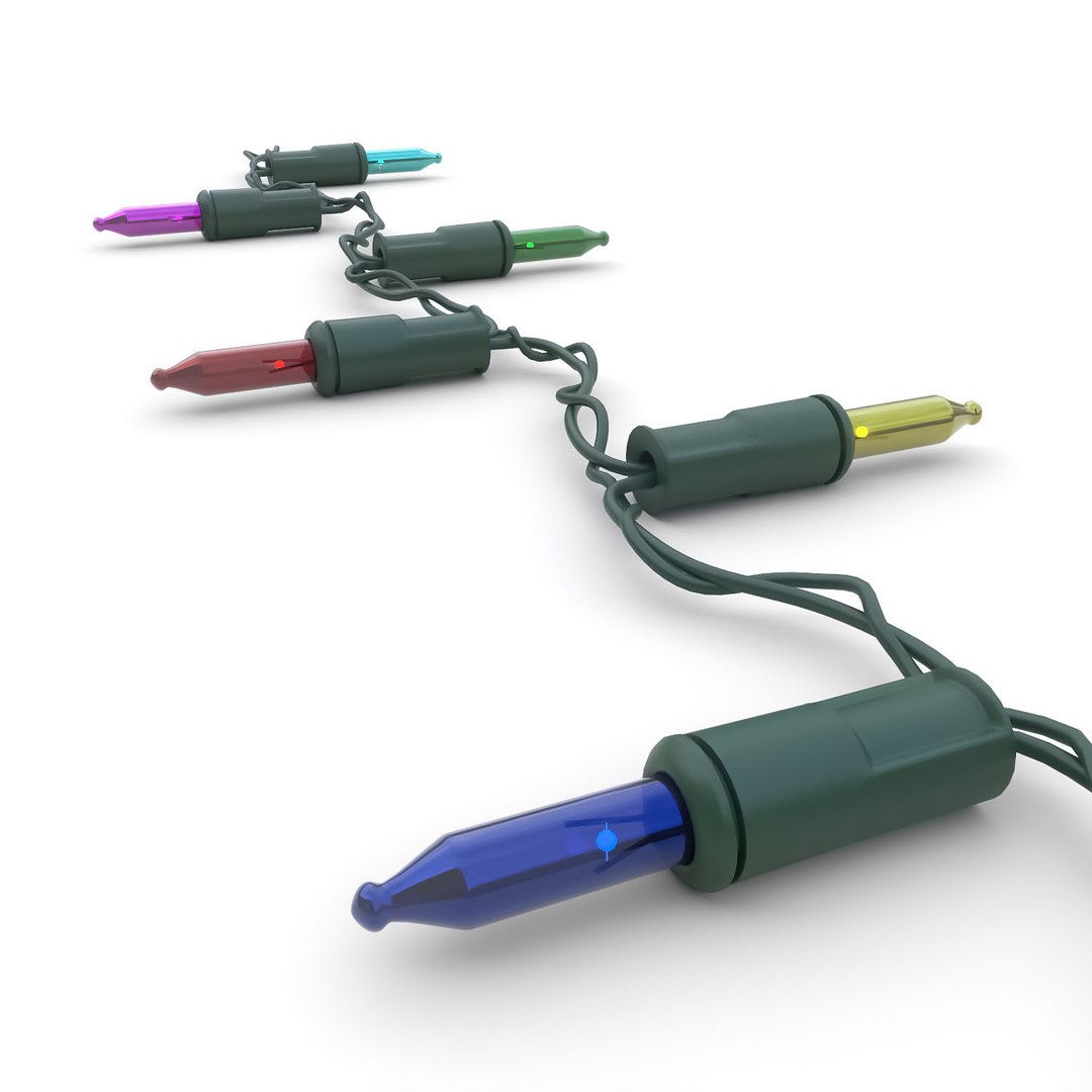 Christmas Lights 02 3D Model - TurboSquid 1668329