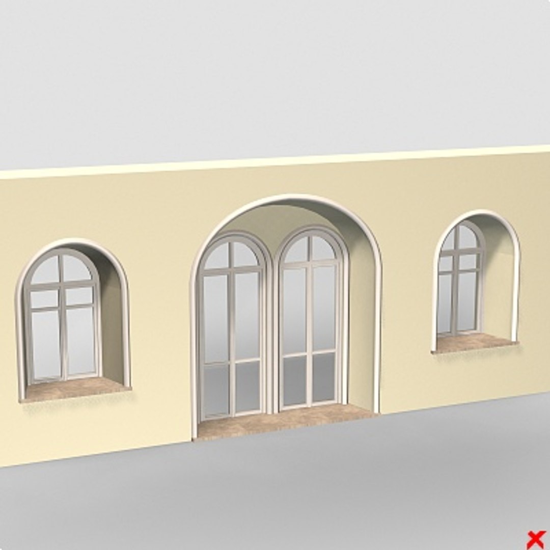Wall Window 3d Max