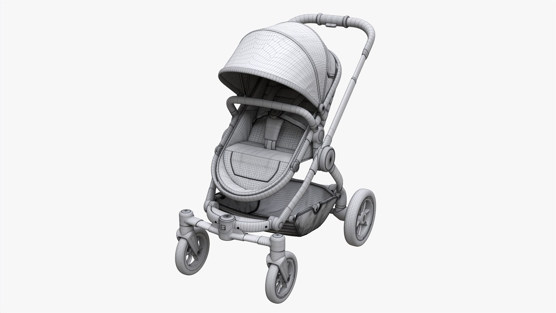3D Baby Strollers Collection PBR - TurboSquid 2124435
