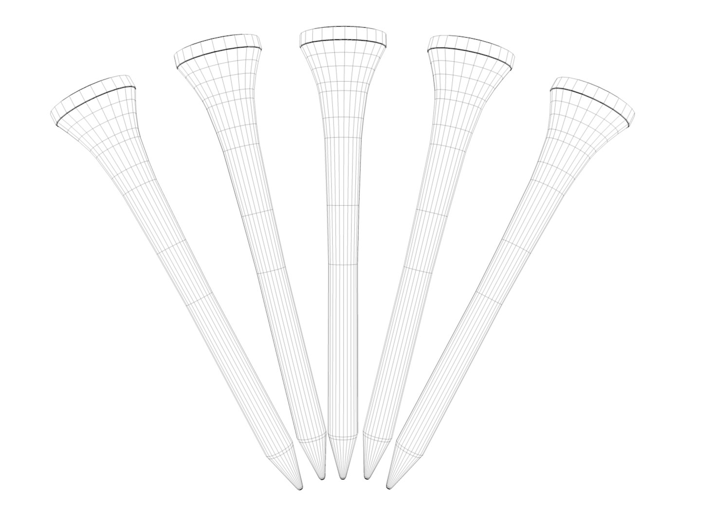 Golf Tee 3D Model - TurboSquid 1365305