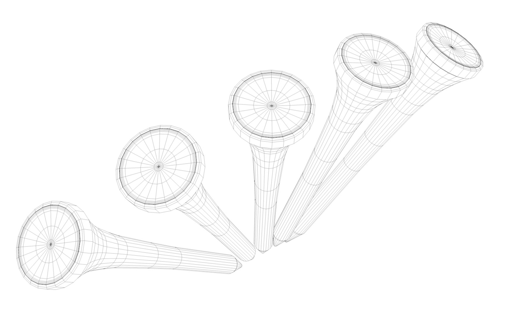 Golf Tee 3D Model - TurboSquid 1365305