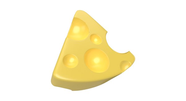 Cartoon Cheese 3D model - TurboSquid 1954939