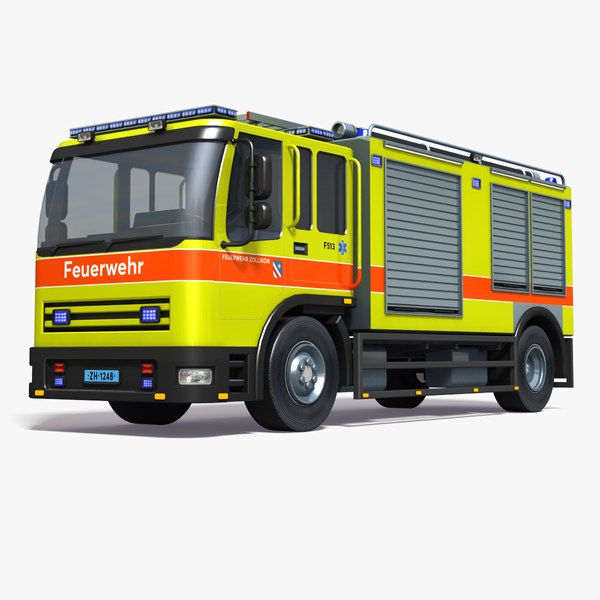 Fire Engine 3D Models for Download | TurboSquid