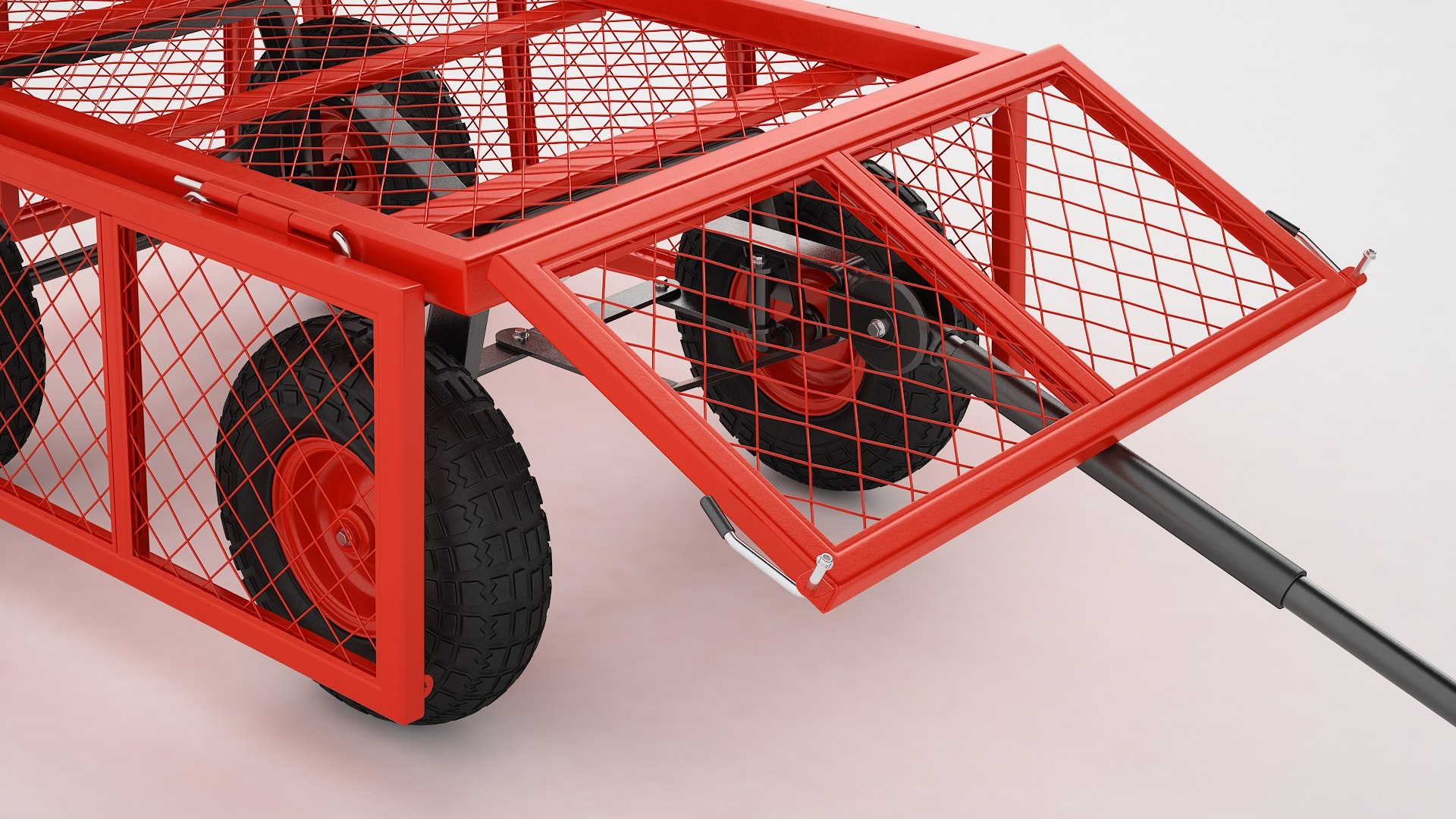 Garden Trolley Open 03 3D Model - TurboSquid 2230439