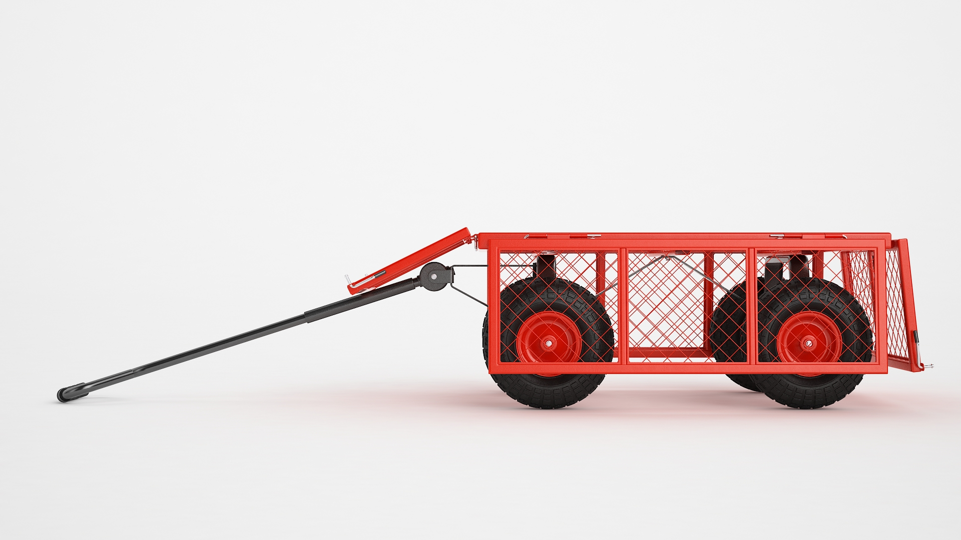 Garden Trolley Open 03 3D Model - TurboSquid 2230439