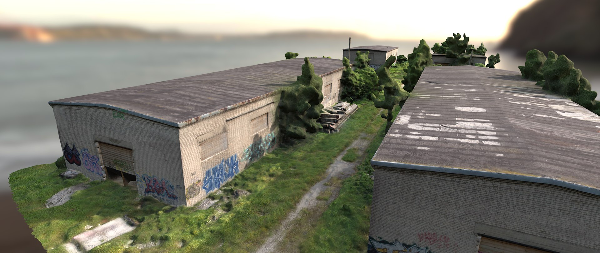 Abandoned USSR Warehouses 3D Model - TurboSquid 2000728