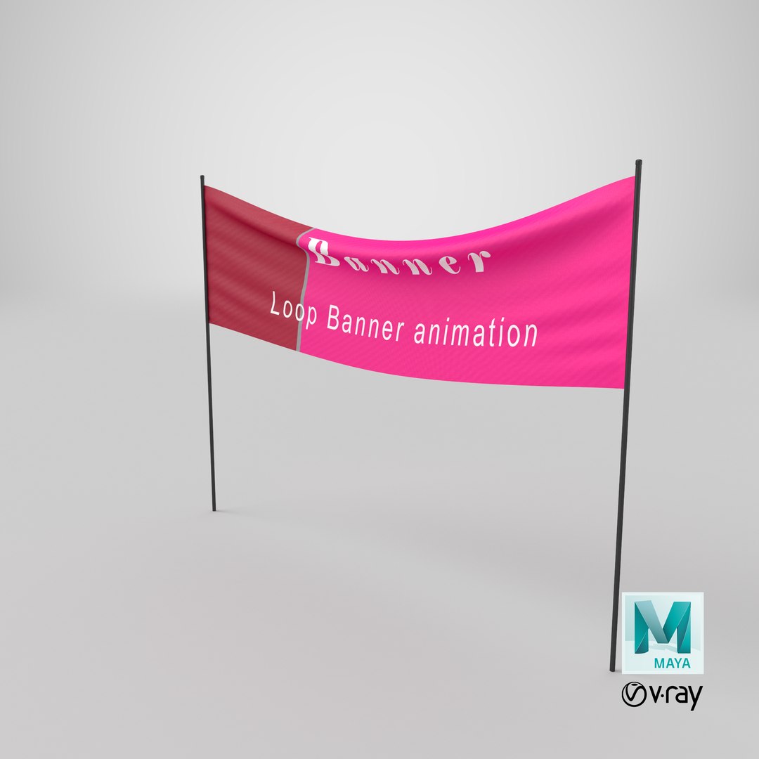 3D Hanging Banner - TurboSquid 1688648