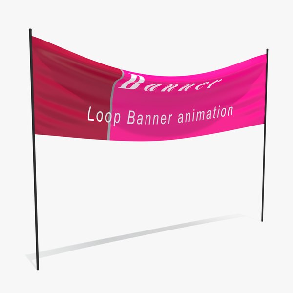 3d pack banner commercial flag