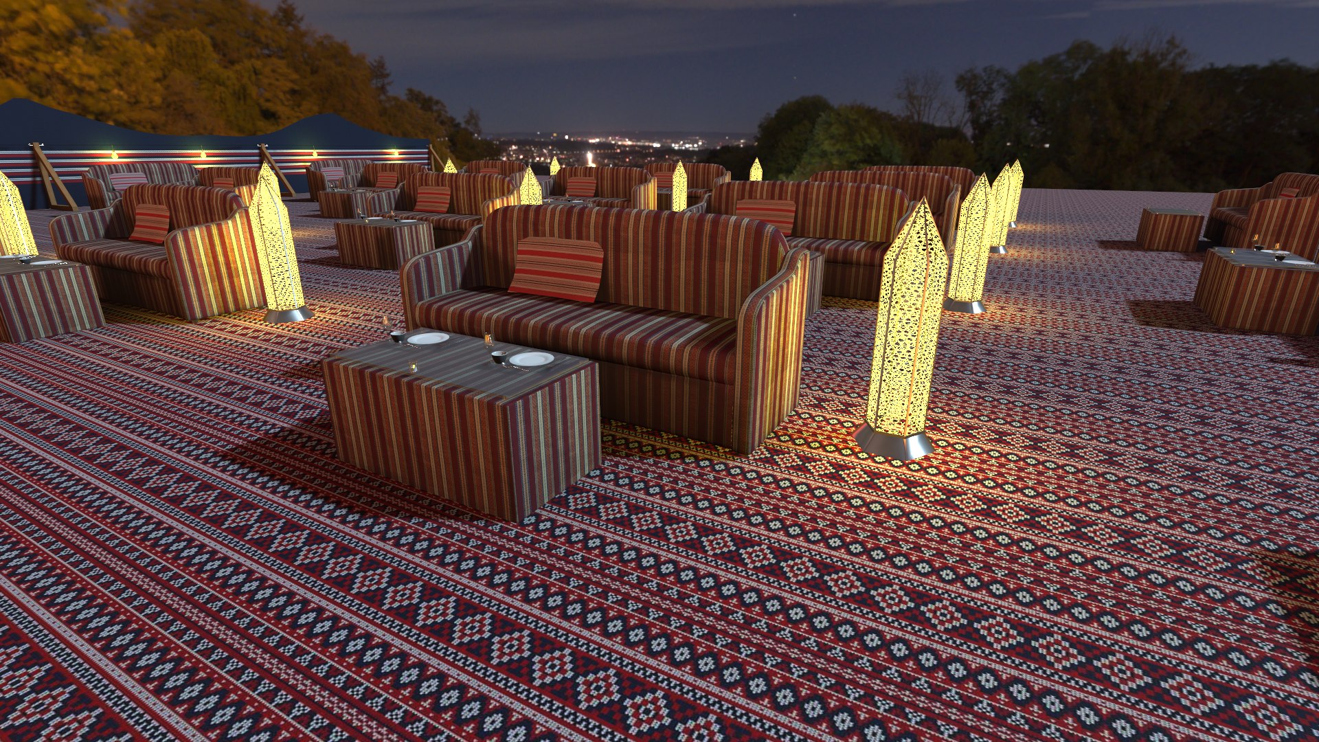 3D Night Camp Model - TurboSquid 2150003