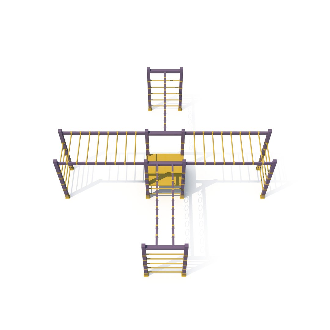 3D Sports Track Equipment Parkour - TurboSquid 1953360