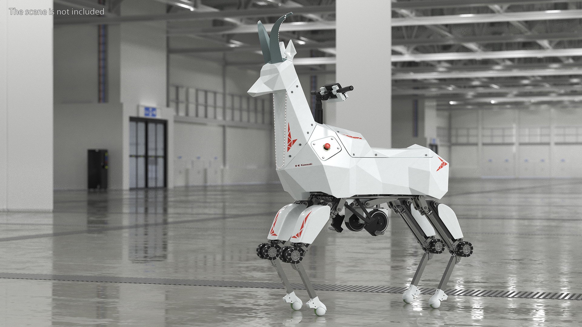 3D Robot Goat Kawasaki Rigged For Cinema 4D - TurboSquid 2230283