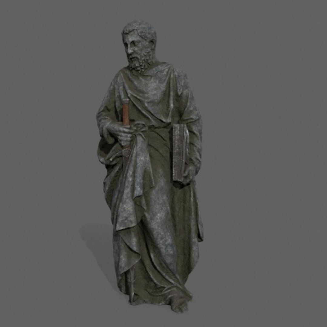 Old Man Statue 2 3D - TurboSquid 2028505