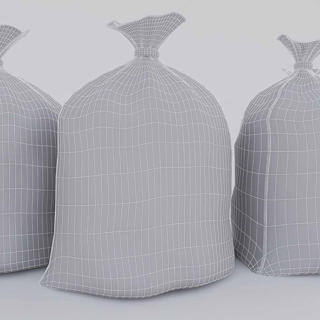 3D Money Bag Model - TurboSquid 1444112
