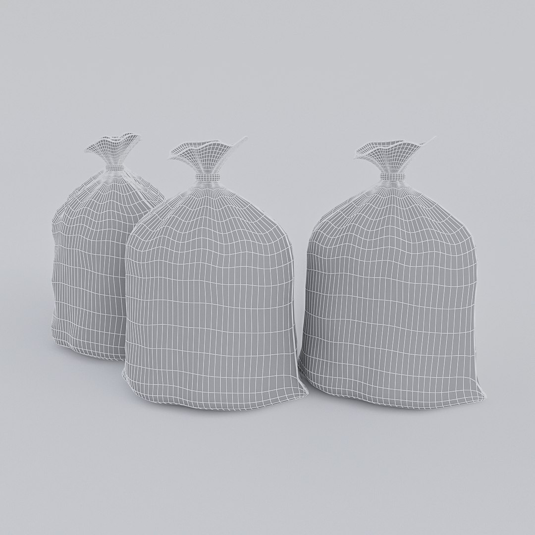 3D Money Bag Model - TurboSquid 1444112