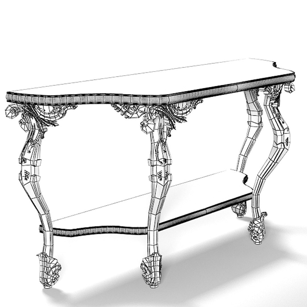 Chelini Classic Console 3d Model