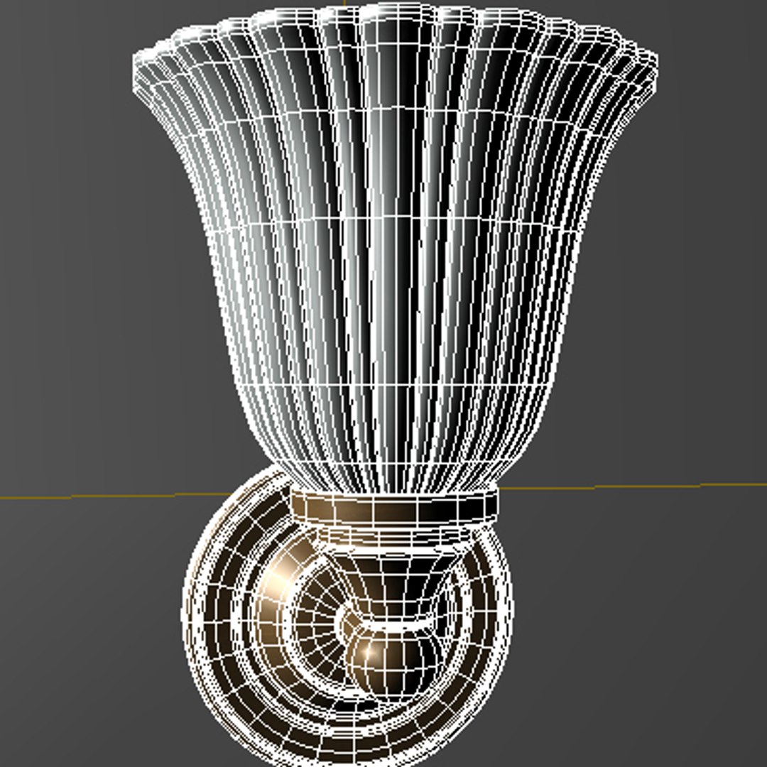 3d Model Of Wall Lamp Lights