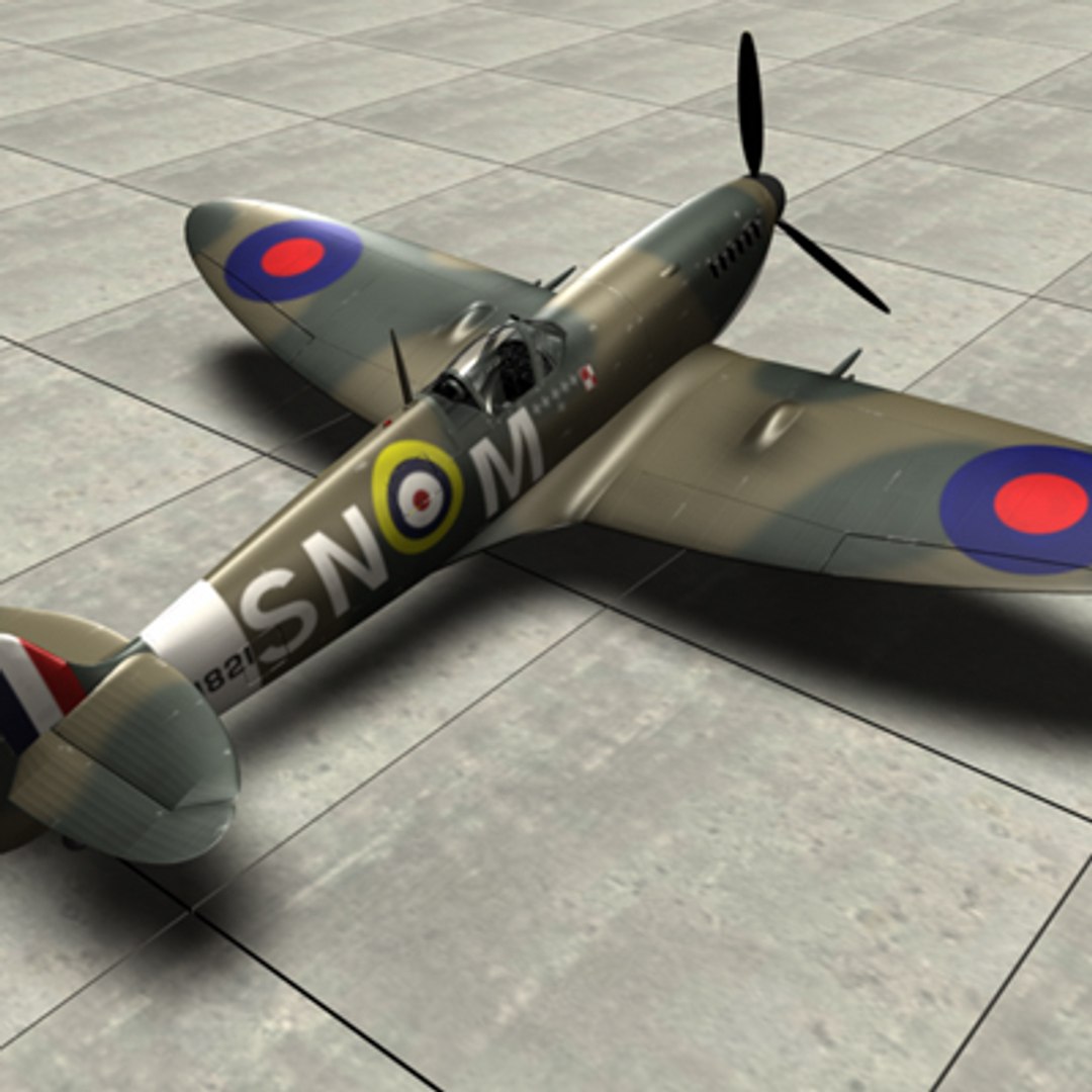 Ww2 Spitfire 3d Model