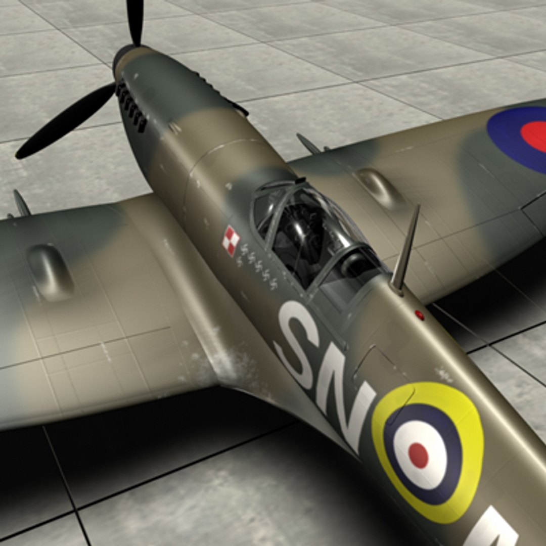 Ww2 Spitfire 3d Model