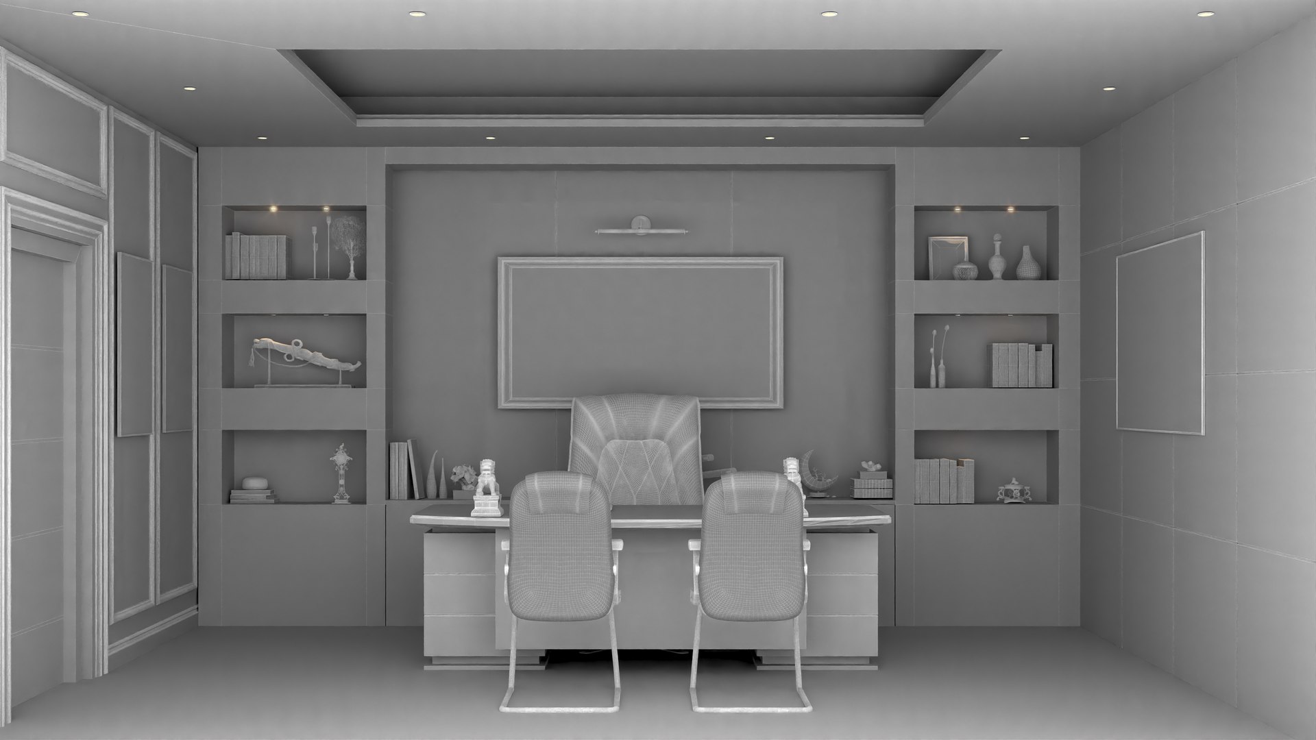 3D Office Interior Scene High Quality - TurboSquid 1869977