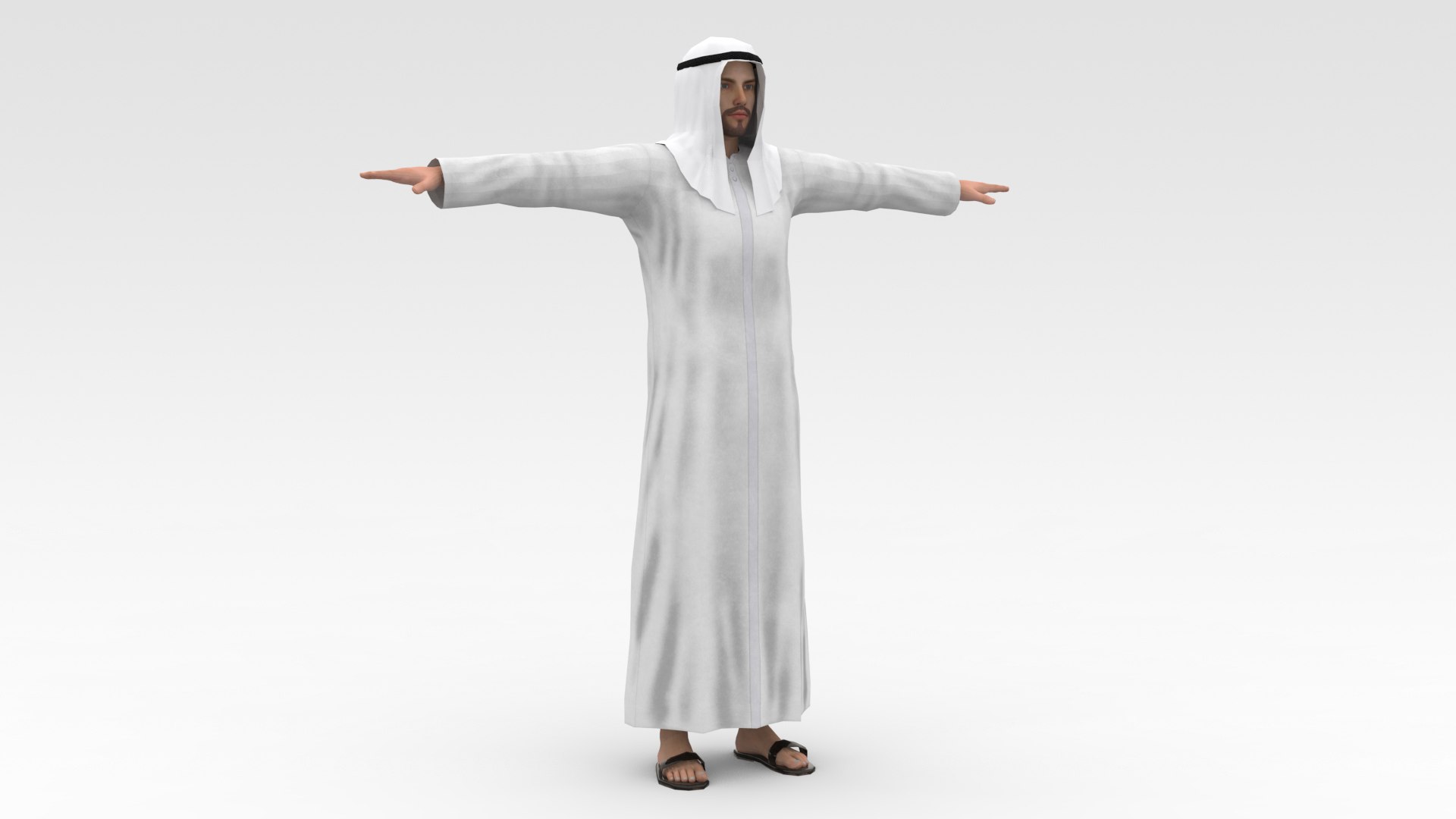 Arab Man 3D Model - TurboSquid 1808550
