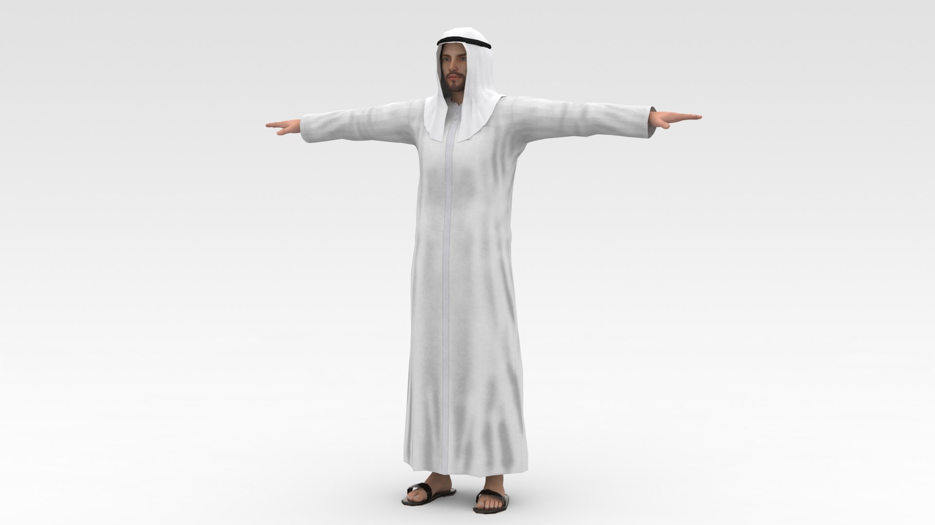Arab Man 3D Model - TurboSquid 1808550