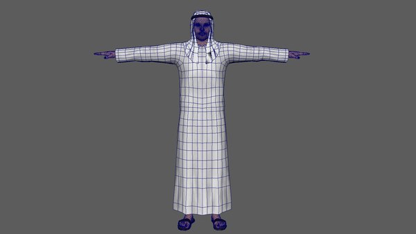 Arab Man 3D model - TurboSquid 1808550