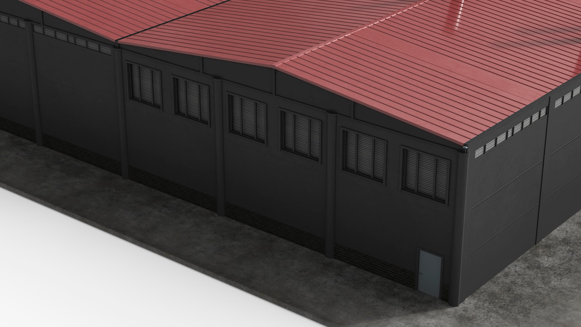 3D Model Industrial Large Factory Building - TurboSquid 2279916