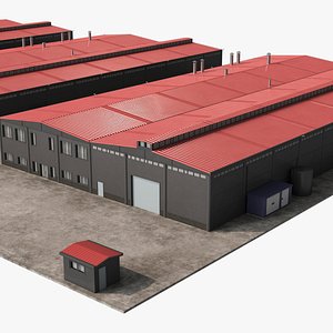 Download 3D Factory Blender Models - TurboSquid