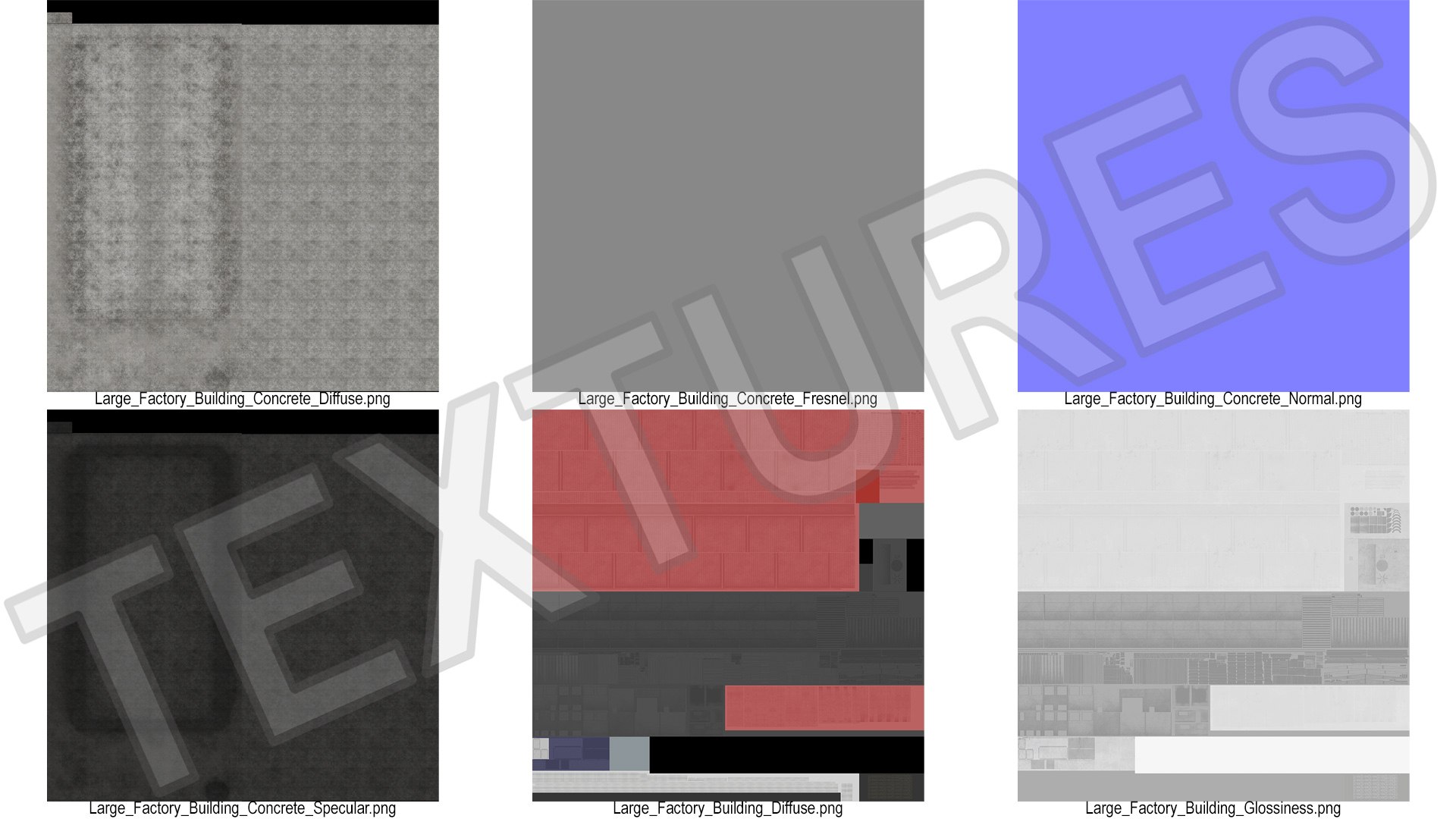 3D Model Industrial Large Factory Building - TurboSquid 2279916