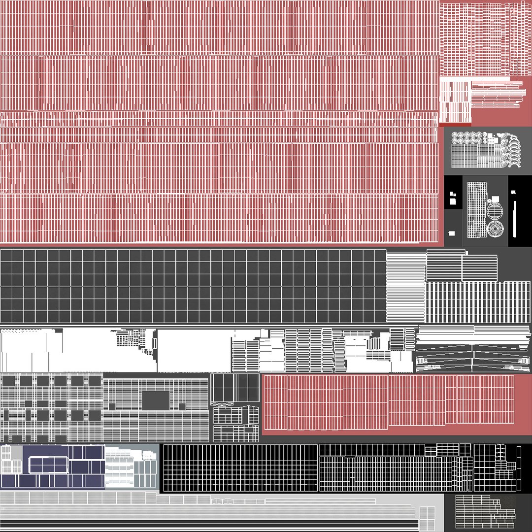 3D Model Industrial Large Factory Building - TurboSquid 2279916