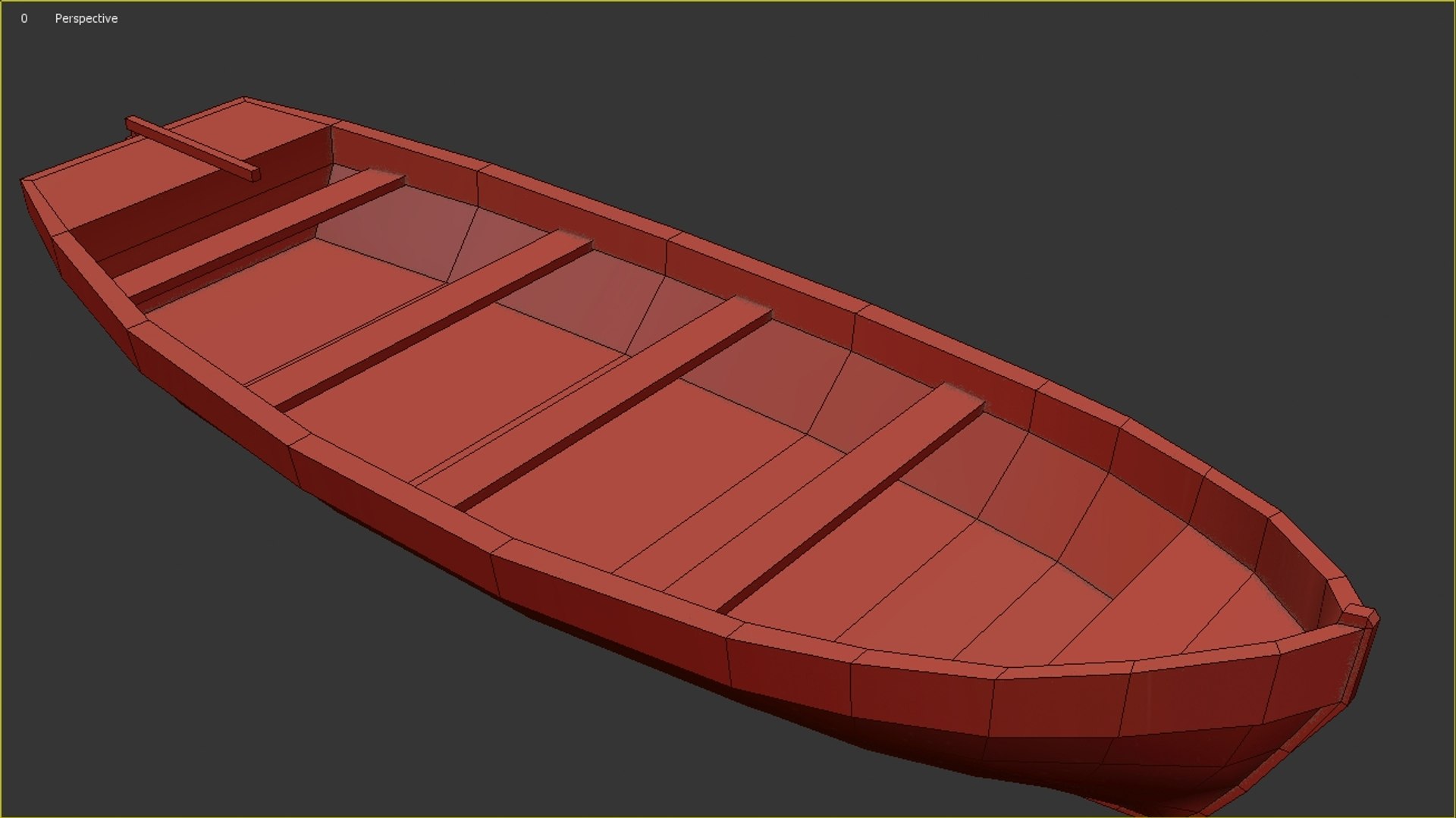 3D Rowboat Row Boat Model - TurboSquid 1712937