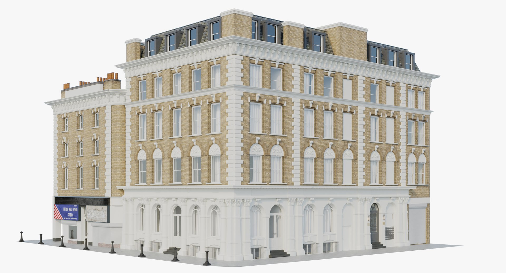 3D Model Victorian Building Context Cuthbert - TurboSquid 1393619