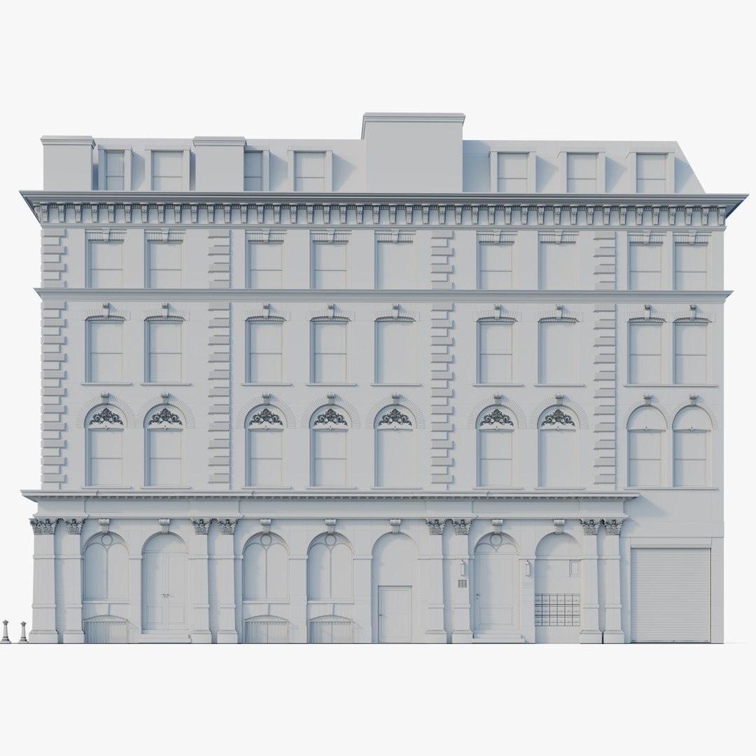 3D Model Victorian Building Context Cuthbert - TurboSquid 1393619