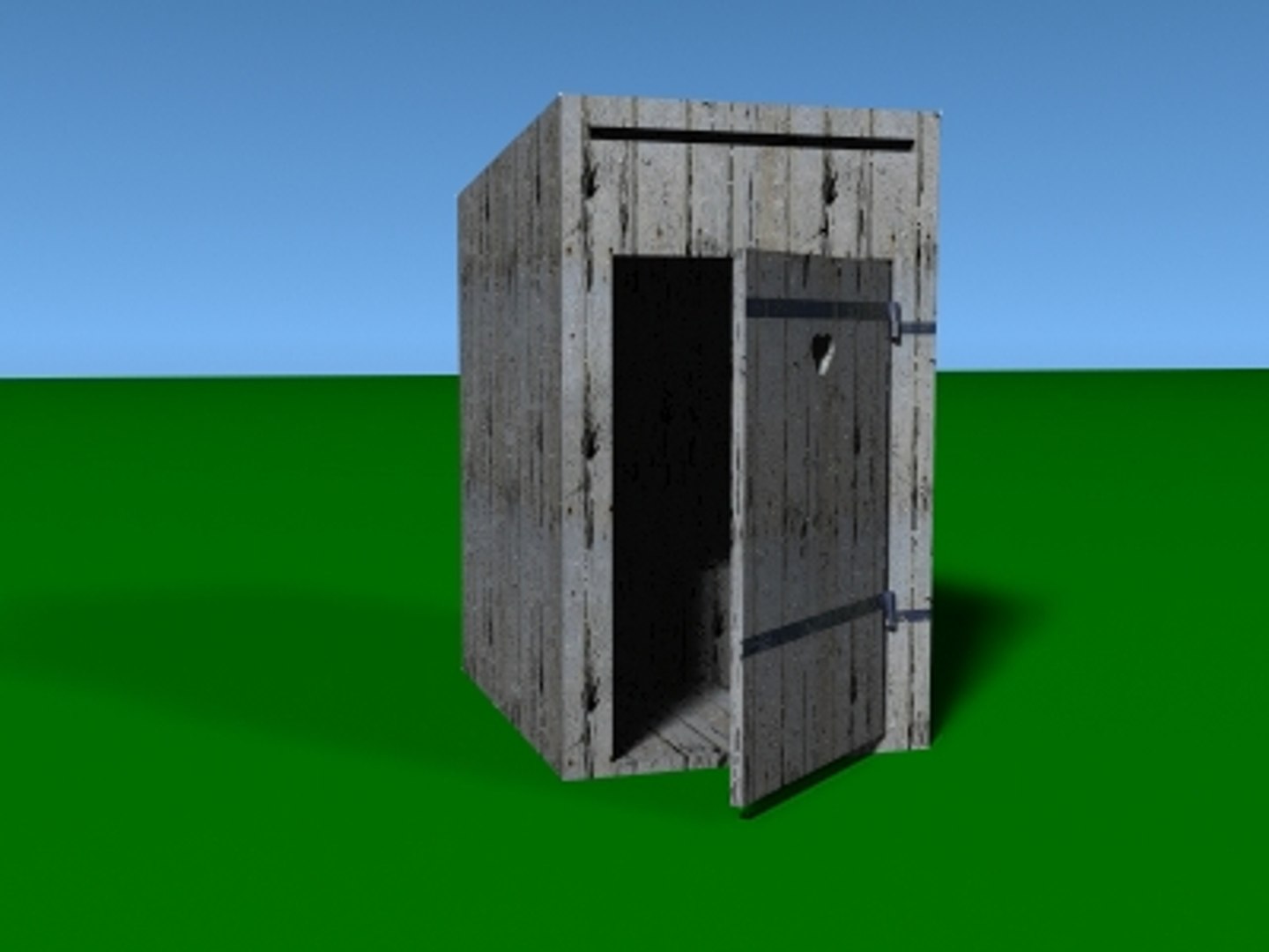 Free Outhouse 3d Model