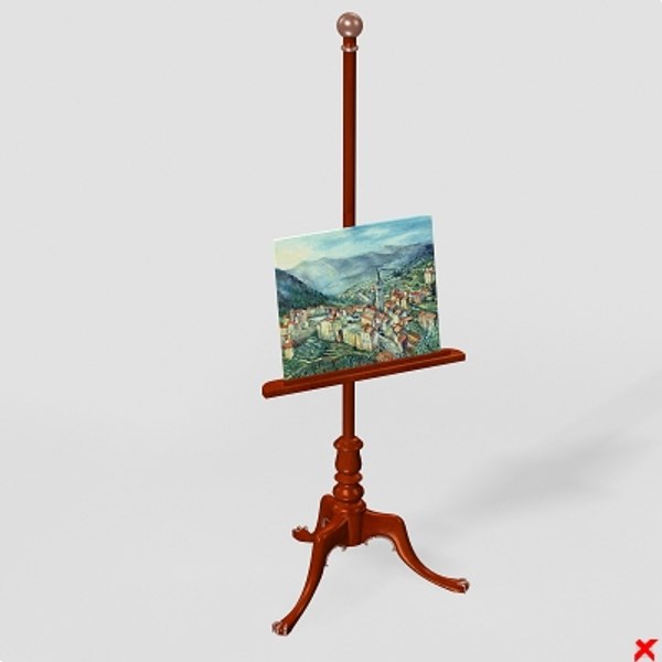3d model easel